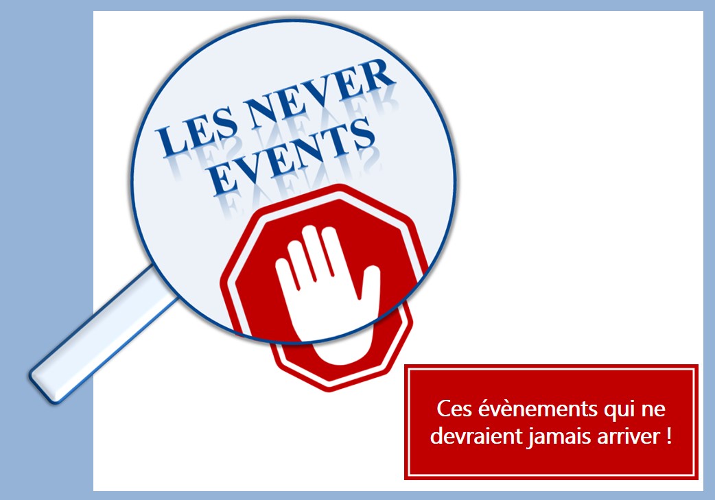 Affiche Never Events (OMEDIT Pays de Loire, juillet 2024)